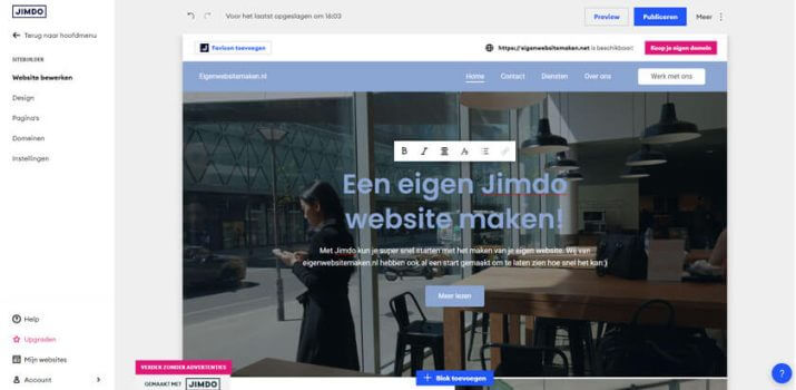 Jimdo of Wordpress - Eigenwebsitemaken.nl